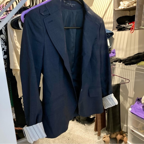 Theory | Jackets & Coats | Vintage Theory Navy Blazer | Poshmark